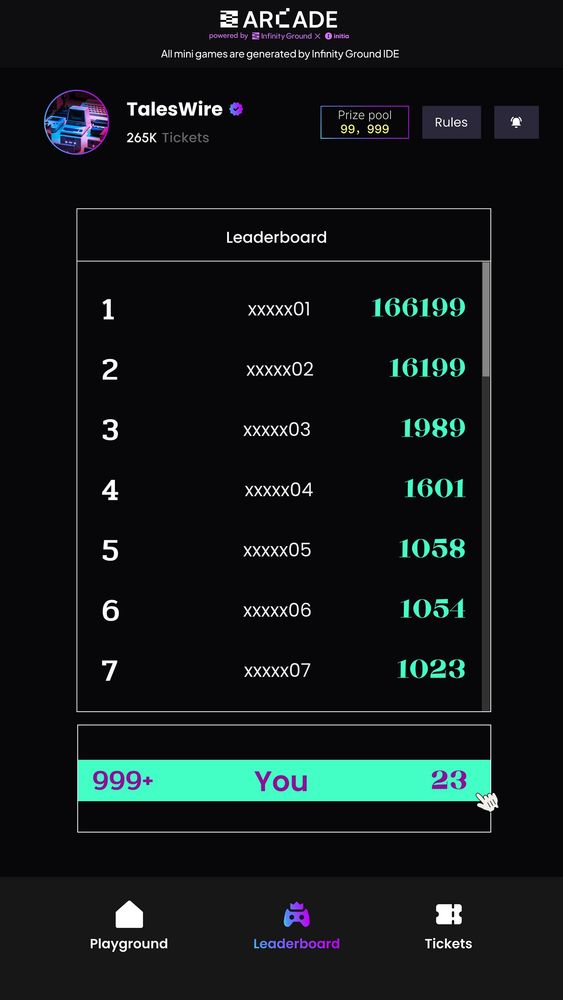 Infinity Ground Arcade - Infinity Ground Featured